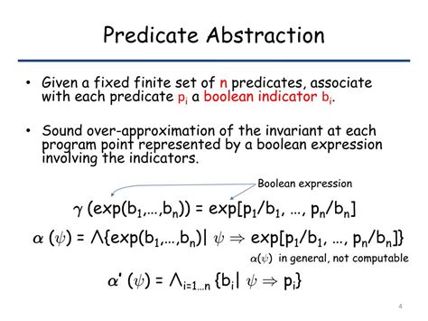 Ppt Constraint Based Invariant Inference Over Predicate Abstraction Powerpoint Presentation