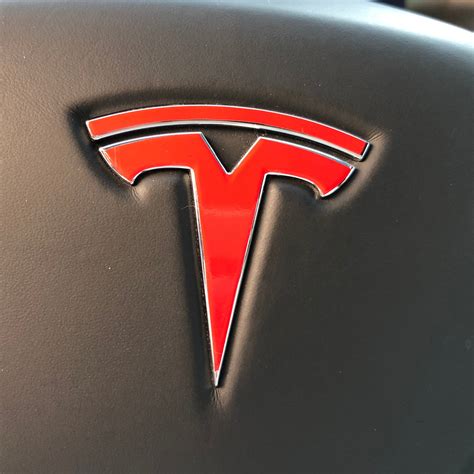 Tesla Logo Red