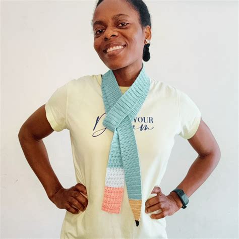 Beginner Crochet Mini Scarf Free Pattern Yarn Craftee
