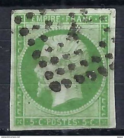 1853 1860 Napoléon Iii France 1854 Le Yandt 12 4 B M Obl Bureau