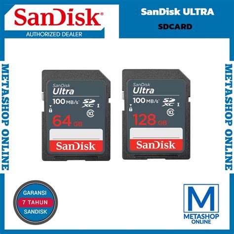 Jual Sandisk Ultra Sdcard Sdhc Sdxc Kartu Memory Card Sd Shopee Indonesia