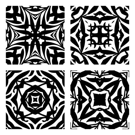 Tiles Patterns Seamless Design In Vector Illustration Free Vector