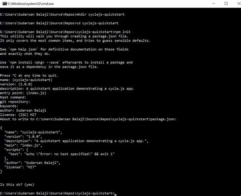 Cycle Js Quick Start With Node Js Babel And Browserify In Visual Studio Code