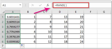 How To Randomly Sort Cells In A Column Or Range In Excel