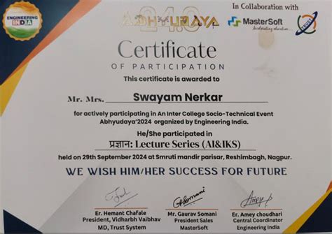 Swayam Nerkar On Linkedin Engineeringindia Iks Ai Mastersoft Innovation Collaboration