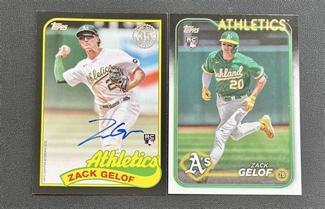 2024 Topps Series 1 Zack Gelof Athletics Rc Auto 199枚限定 Black Parallel