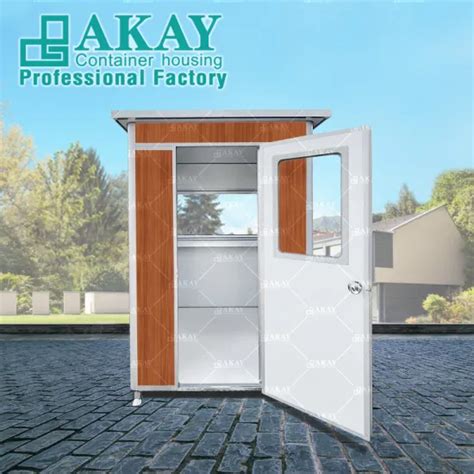 Made In China Prefab Flat Roof Sentry Booth For Insulated Public