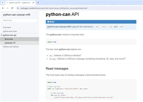 Cantools J1939 Canopen Uds Xcp Canbus Python Pythoncan J1939 Obd2 Css Electronics