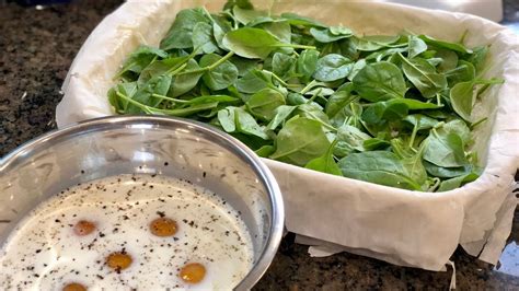 Вкуснее не придумаешь Пирог КИШ с лососем сыром шпинатом и тестом Фило Youtube