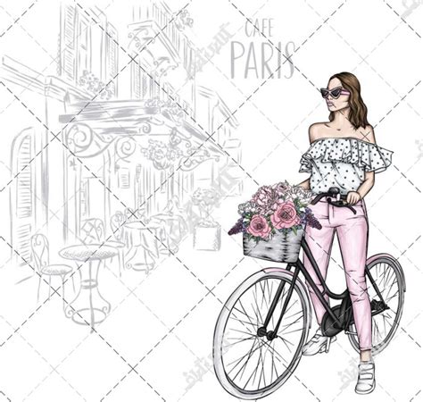 وکتور دختر جذاب و فشن مدلینگ بوتیک زنانه