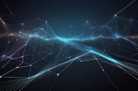 Premium Photo Futuristic Abstract Background Concept Network Conveying Connectivity Complexity