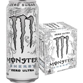 Monster Energy Strawberry Shot Energy Drink 16 Fl Oz 4 Pack