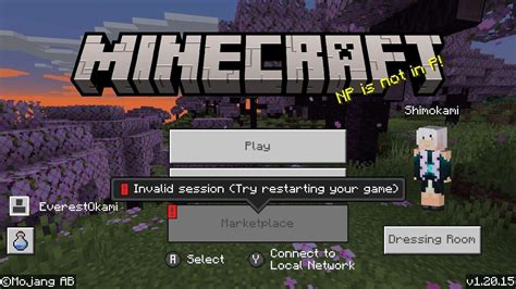 Friends Cant Join My World And I Cant Access The Marketplace I Redownloaded And Even Reset