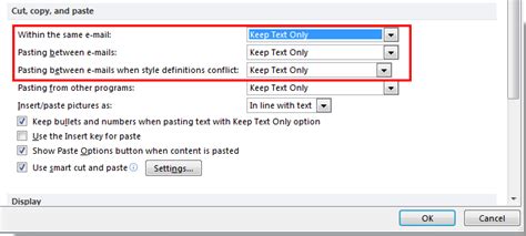 How To Keep Text Only When Pasting From Other Programs In Outlook