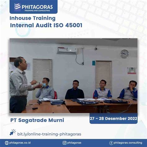Inhouse Training Internal Audit Iso 45001 Pt Sagatrade Murni