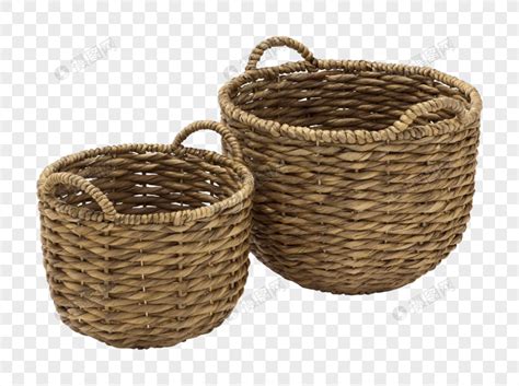 超精细竹篮子组合元素素材下载 正版素材401167946 摄图网