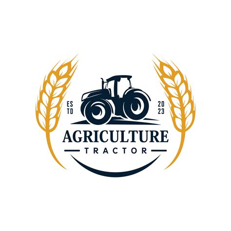 Tractor Farm Agriculture Logo Design Vector Illustration 25768252