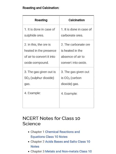 Class 10 Ch 2 And 3 Notes For Cbse Pdf