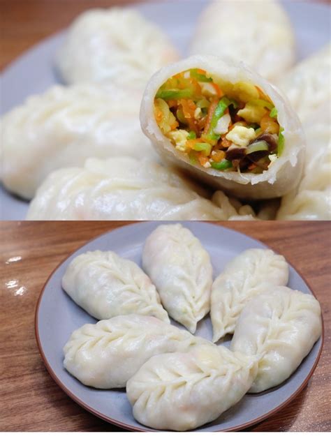 【素馅蒸饺的关键在于和面的做法步骤图】冠儿饱饱le下厨房