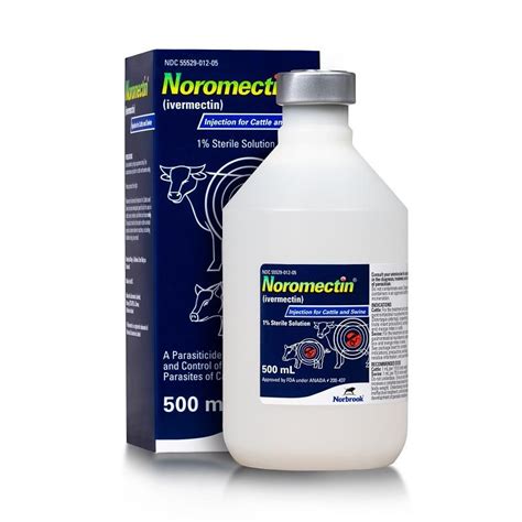 Noromectin 1 Ivermectin Injection For Cattle And Swine Allivet