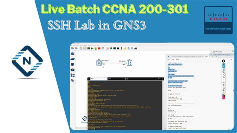 34ssh Lab In Gns3 Ssh Lab Networkforyou Youtube