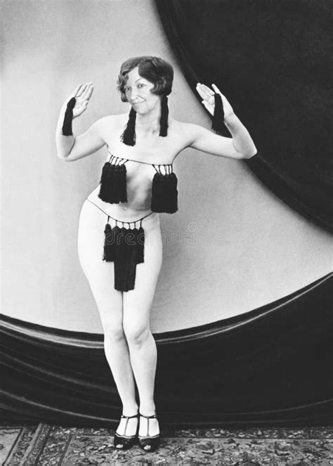 Funny Vintage Retro Nude Woman Portrait Stock Image Image Of Vintage