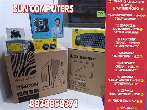 Assembled Desktop Computer At ₹ 17500piece Assembled Desktop Computer In Madurai Id