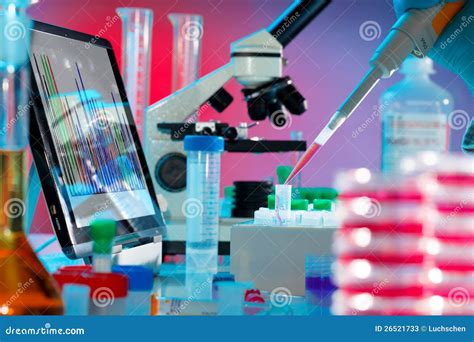 Analysis Of DNA Stock Image Image Of Container Dish