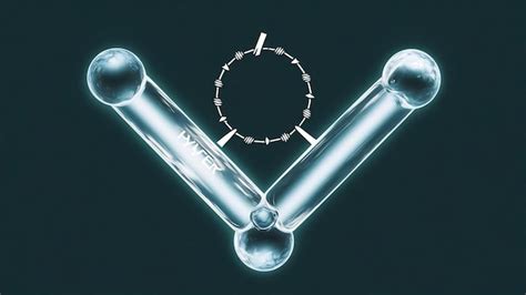 Premium Photo Polar Covalent Bond Of Water Molecule
