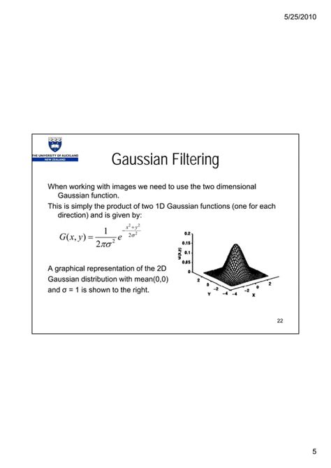 Gaussian Filtering 1up Pdf