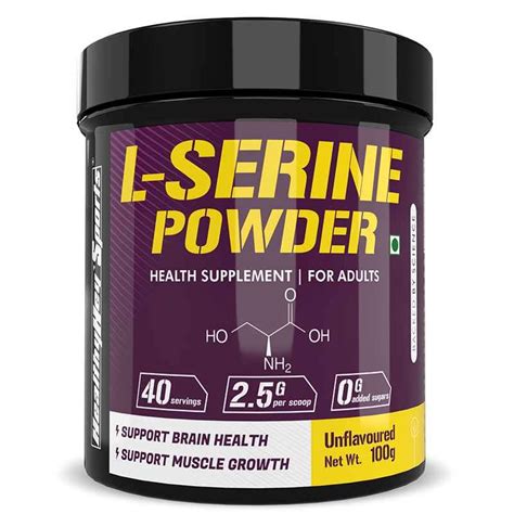 Healthyhey Sports L Serine Powder 100g Unflavoured