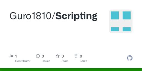 Github Guro1810scripting
