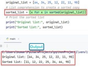 Python Program For Bubble Sort Methods