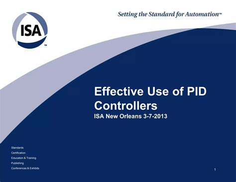 ISA Effective Use Of PID Controllers PDF