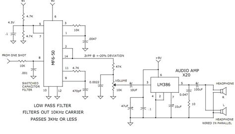 3khz Low Pass Filter And Audio Amplifier Eeweb