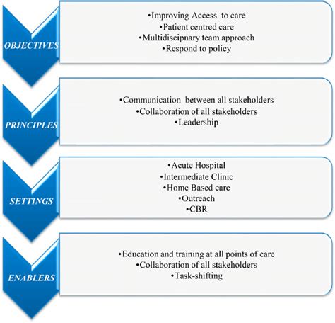recommended framework informing model of care for rehabilitation