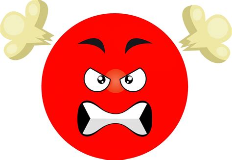 Angry Emoji Illustration Vector On White Background 12269149 Vector