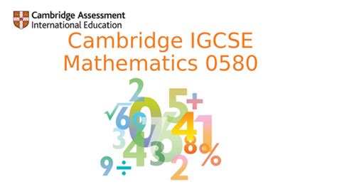Igcse 0580 Mathematics Ppt Teaching Resources