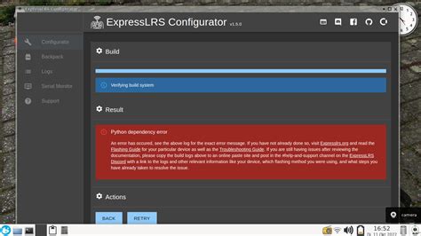Issue With Linux Installation Expresslrs Configurator V150 · Issue 394 · Expresslrs