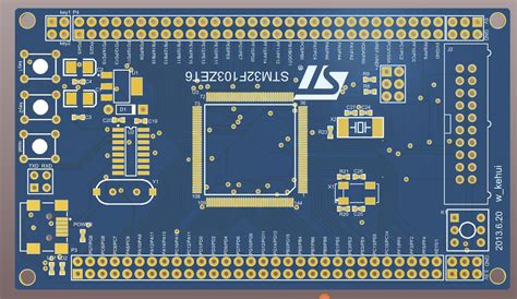 【p56】stm32f103zet6的原理图和pcb文件 电子电路 索炜达电子