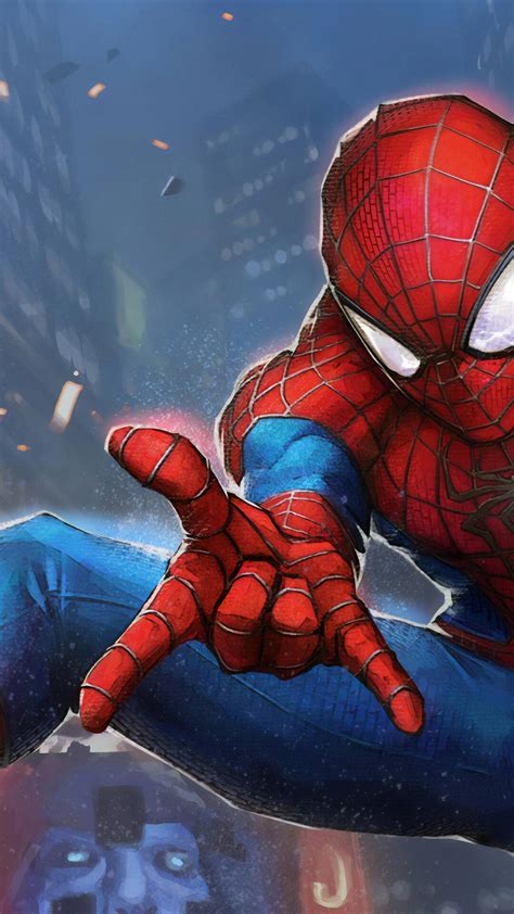 Обои человек паук супергерои произведение искусства цифровое искусство искусство 1080x1920