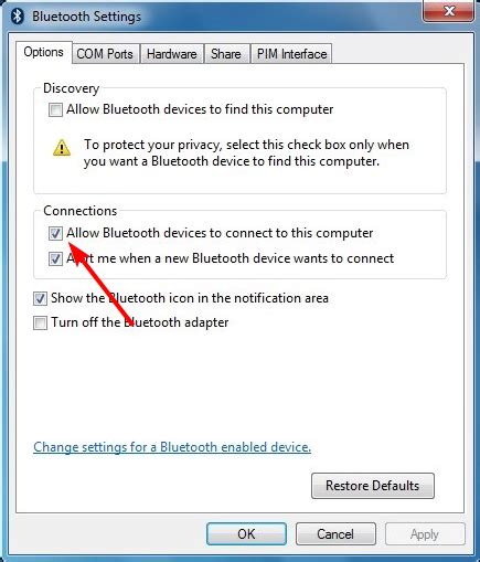 fix bluetooth device is not discoverable on windows 7