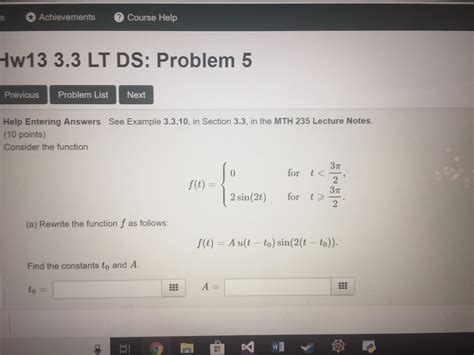 Solved S Achievements Course Help Hw13 33 Lt Ds Problem 5