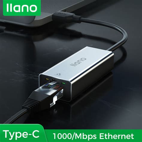 Llano Usb Type C 3 0 Ethernet Adapter With Usb Hub And Gigabit Ethernet Port 1000mbps For