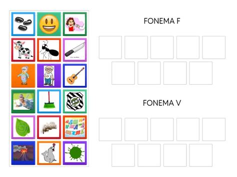 Fonemas Fv Group Sort