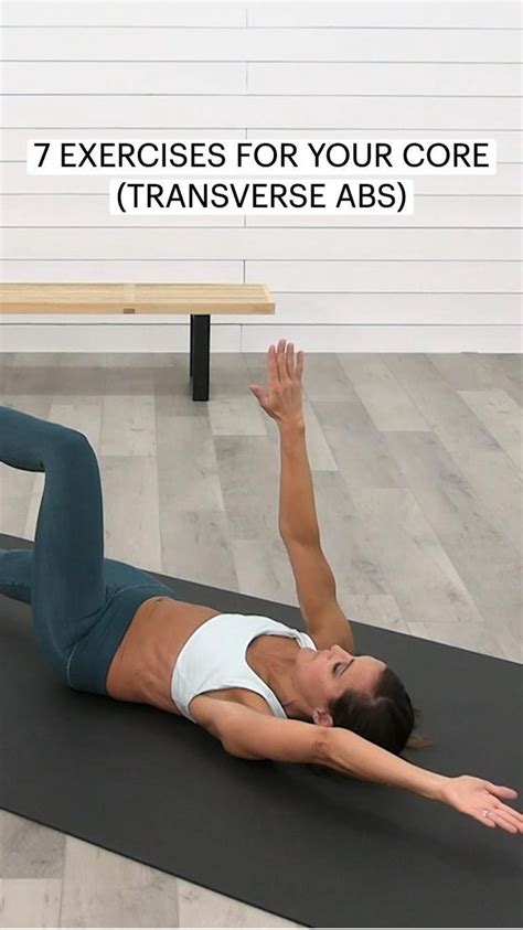 7 Exercises For Your Core Transverse Abs Pinterest Abs Workout