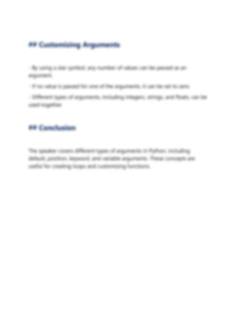 Solution 34 Types Of Arguments In Python Studypool