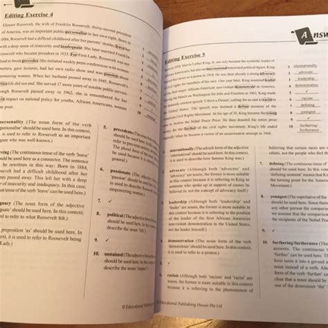 Eph Upper Secondary Editing Exercises Hobbies And Toys Books And Magazines Textbooks On Carousell
