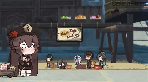 Ganyu Hu Tao Zhongli Shenhe Xiao And More Genshin Impact And More Drawn By