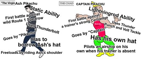 As Much As I Grew Up With And Love Ashs Pikachu Captain Pikachu Is